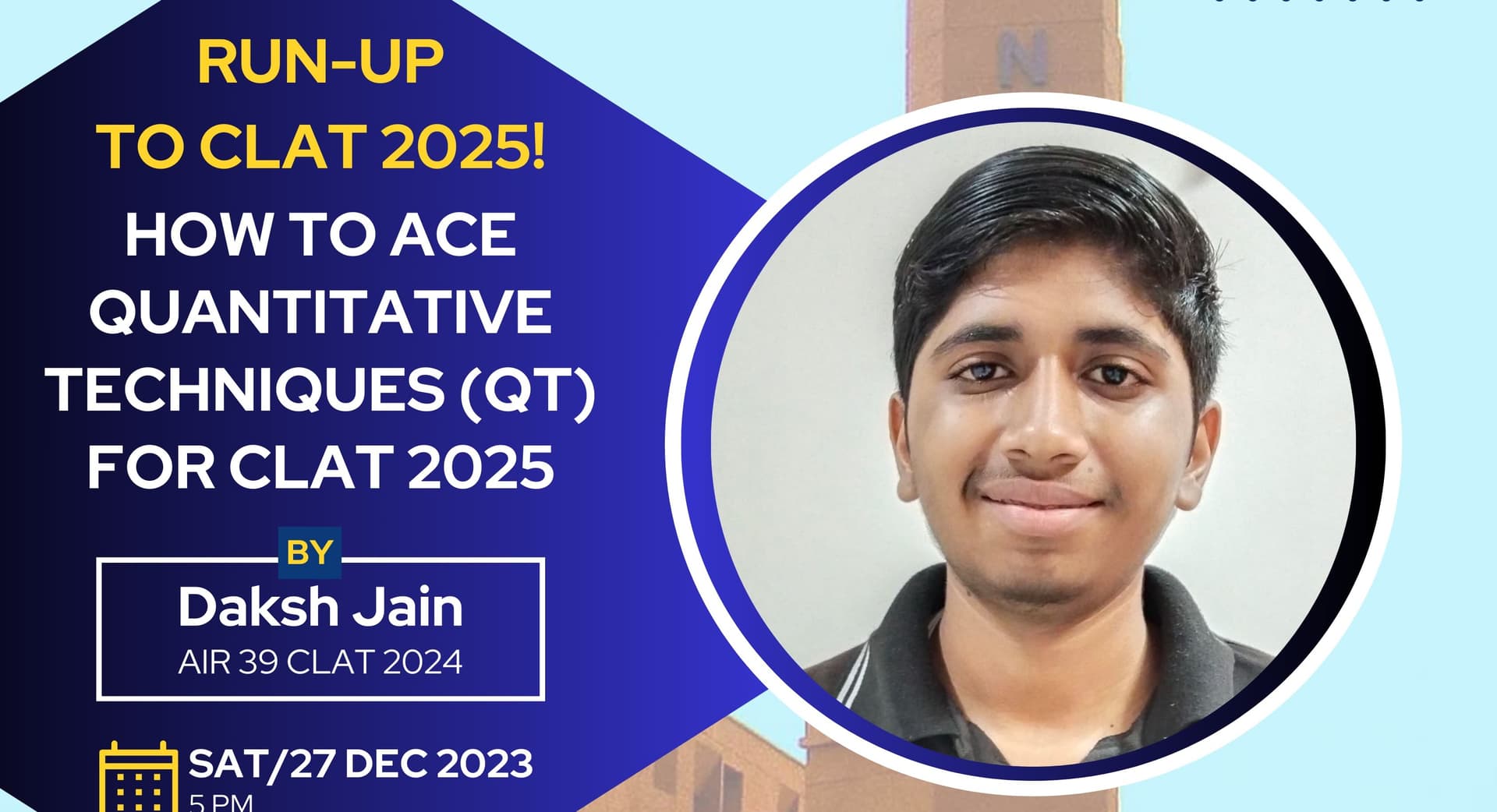 How To Ace Quantitative Techniques Qt For Clat 2025 By Daksh Jain Air 39 Clat 2024